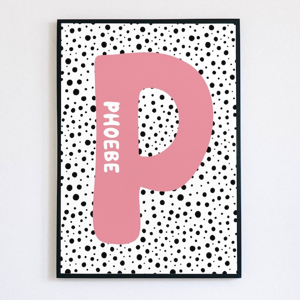 Illustrated Child's Name - Etsy