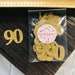 90th Birthday Confetti/ 90th Birthday Party Decorations/age Confetti ...