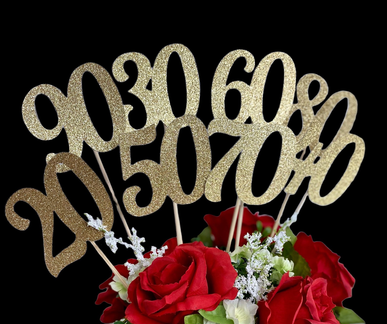 90th Birthday Centerpiece Decorations/ 90th Birthday Decorations/ 90th ...