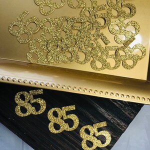 85th Birthday Confetti/ 85th Birthday Party Decorations/age Confetti ...