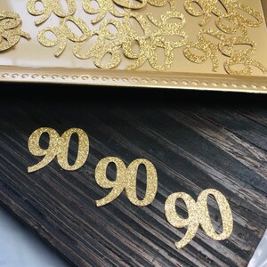 90th Birthday Confetti/ 90th Birthday Party Decorations/age Confetti ...