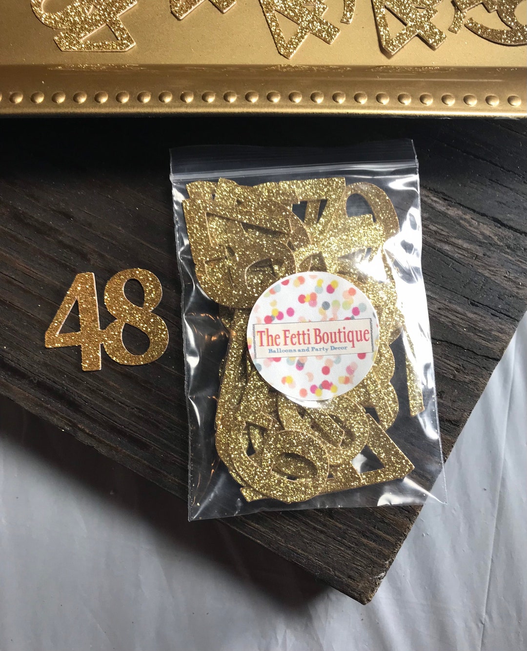 48th Birthday Confetti/ 48th Birthday Party Decorations/age Confetti ...