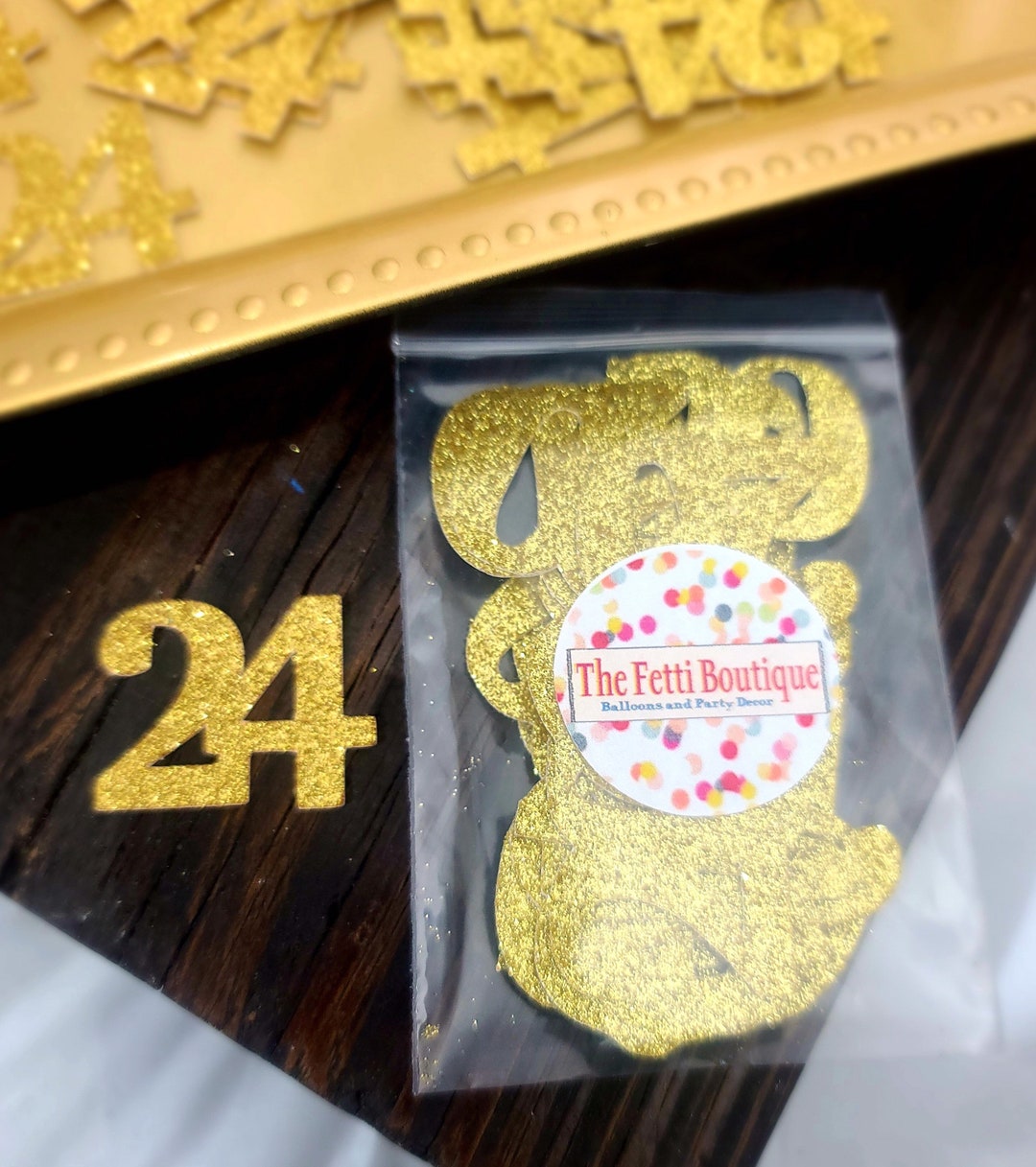 24th Birthday Confetti/ 24th Birthday Party Decorations/age Confetti ...