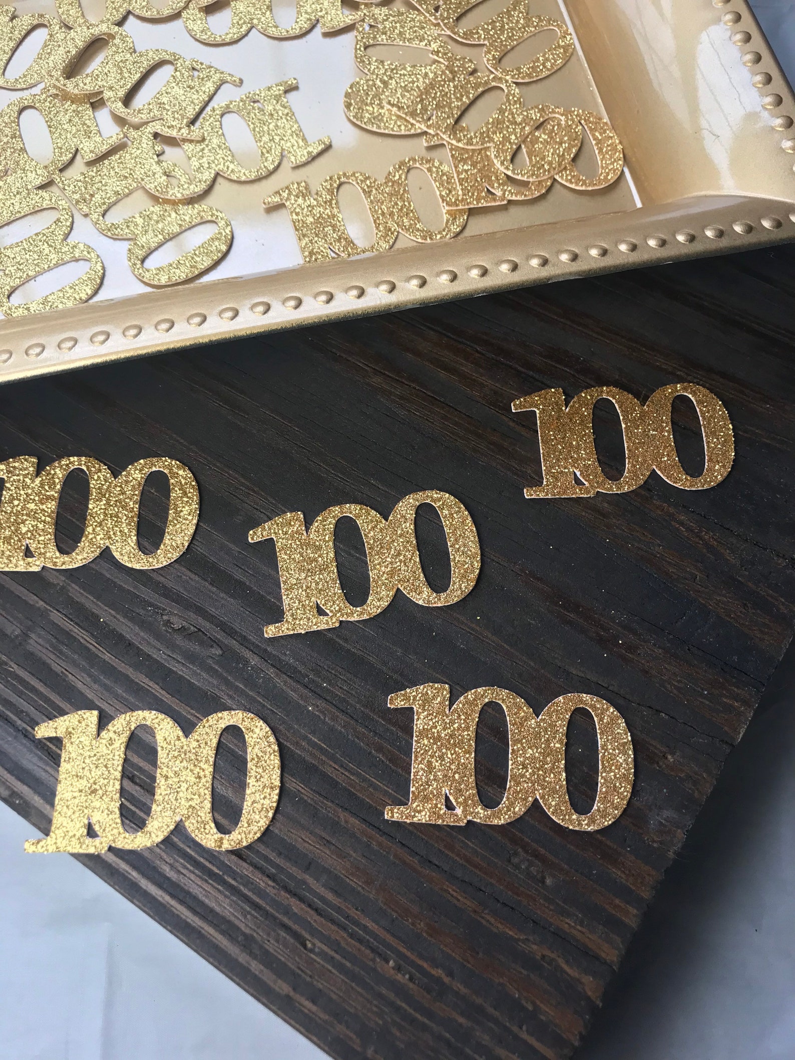 100th Birthday Confetti/ 100th Birthday Party Decorations/age - Etsy