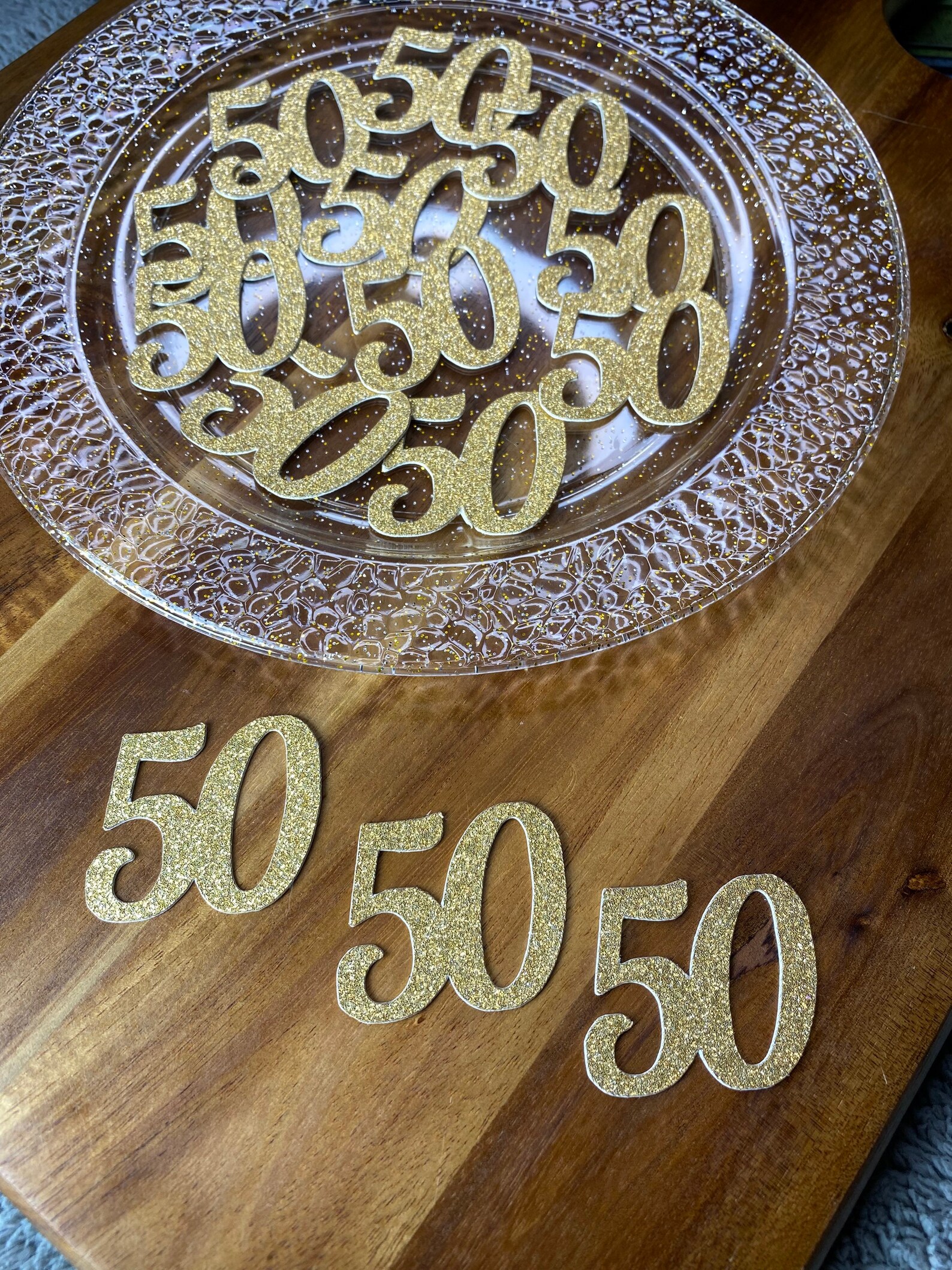 50th Birthday Confetti/ 50th Birthday Party Decorations/age - Etsy