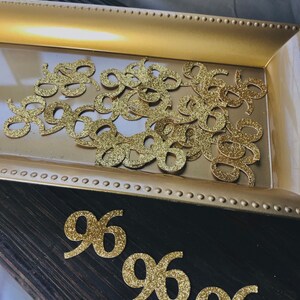 96th Birthday Confetti/ 96th Birthday Party Decorations/age Confetti ...
