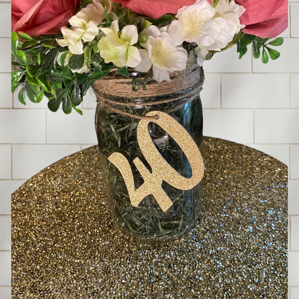 Centerpiece for 40th Birthday - Etsy