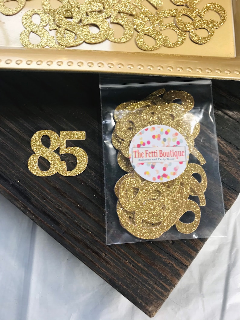 85th Birthday Confetti/ 85th Birthday Party Decorations/age | Etsy