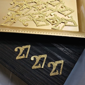 27th Birthday Confetti/ 27th Birthday Party Decorations/age Confetti ...