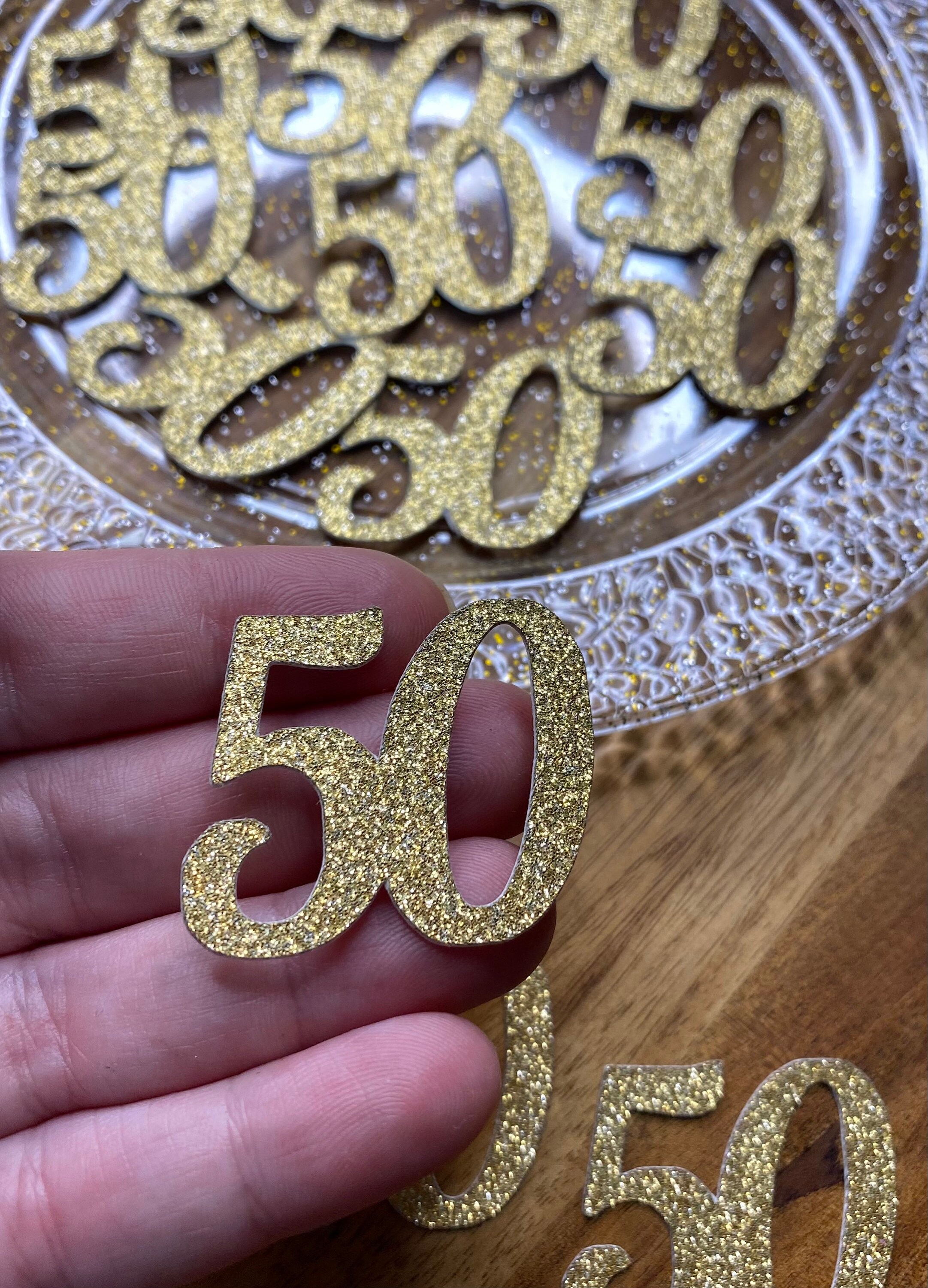 50th Birthday Confetti/ 50th Birthday Party Decorations/age - Etsy