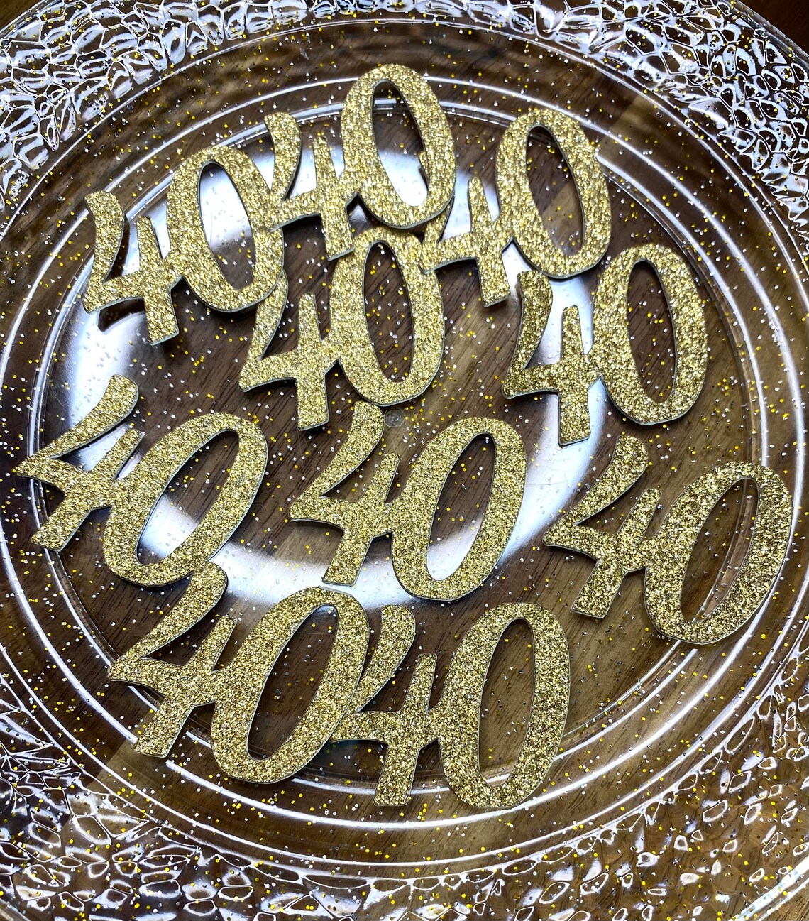 40th Birthday Confetti/ 40th Birthday Party Decorations/age | Etsy