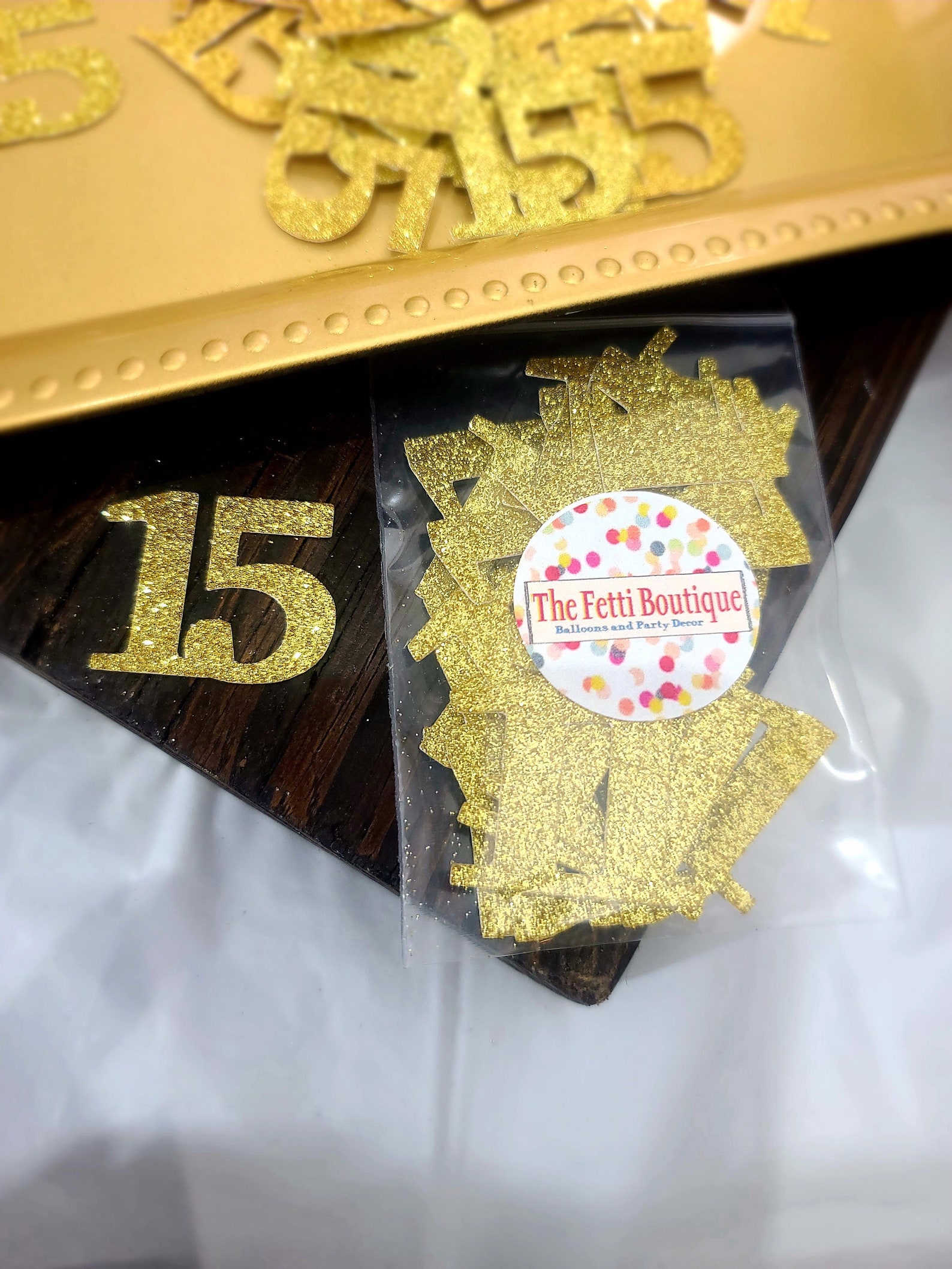 15th Birthday Confetti/ 15th Birthday Party Decorations/age Confetti ...