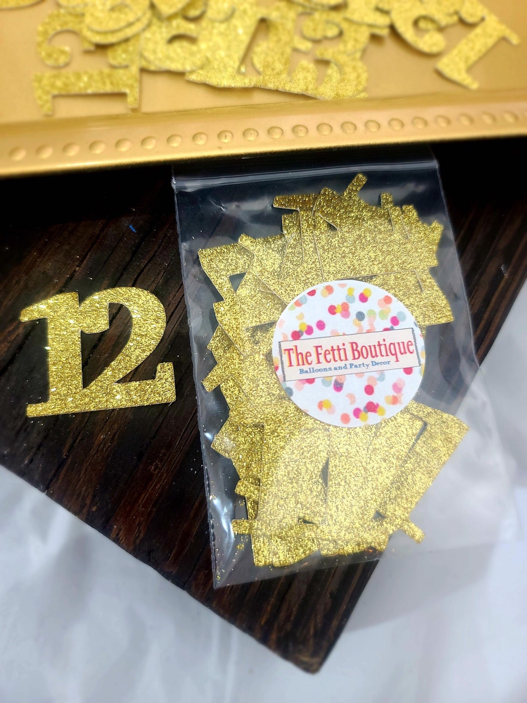 12th Birthday Confetti/ 12th Birthday Party Decorations/age Confetti ...