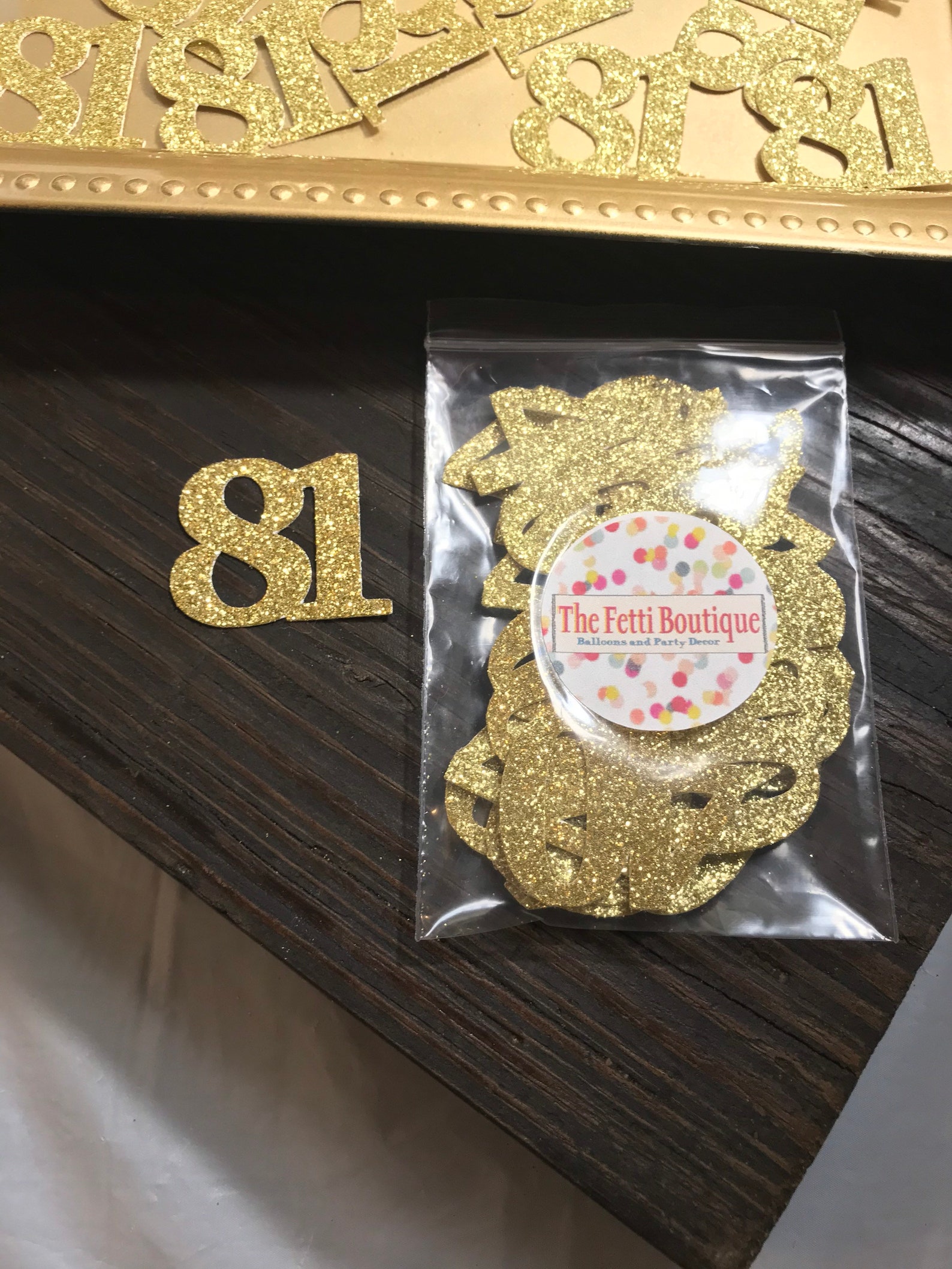 81st Birthday Confetti/ 81st Birthday Party Decorations/age | Etsy