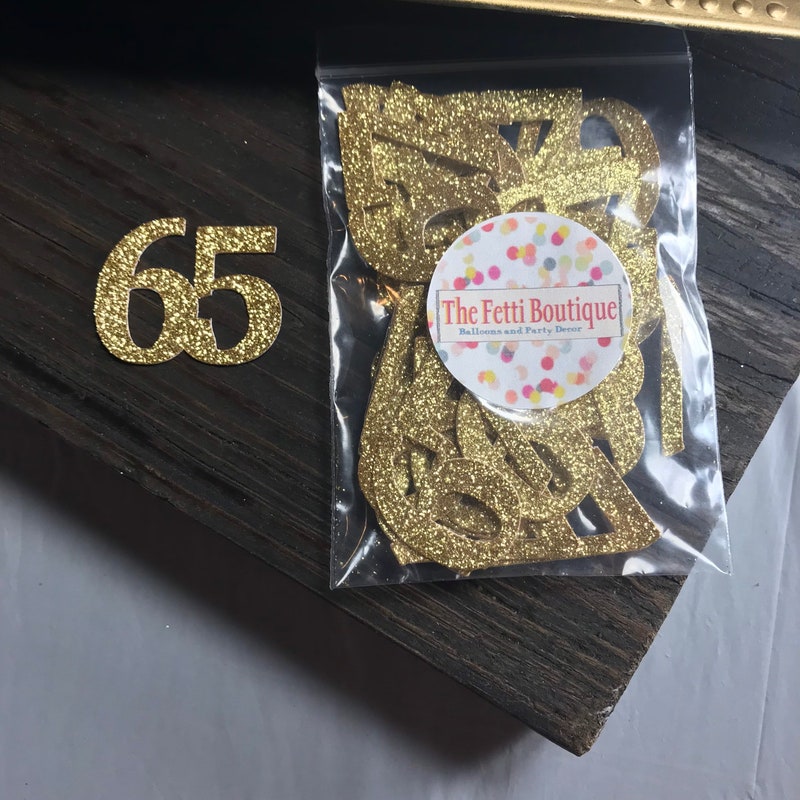 Number 65 Cake Toppers - Etsy