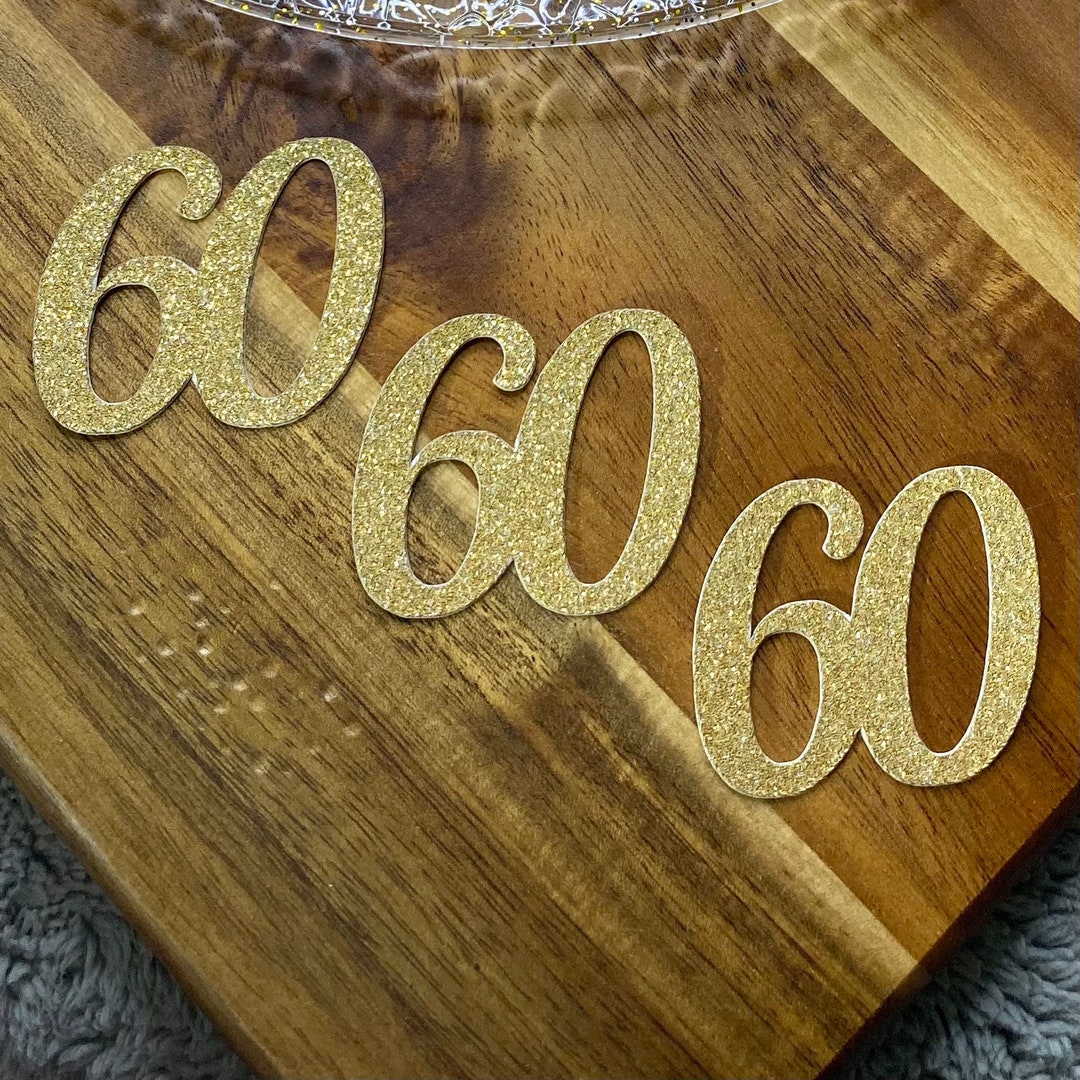 60th Birthday Confetti/ 60th Birthday Party Decorations/age Confetti ...