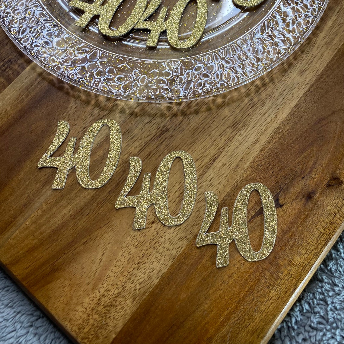 40th Birthday Confetti/ 40th Birthday Party Decorations/age | Etsy