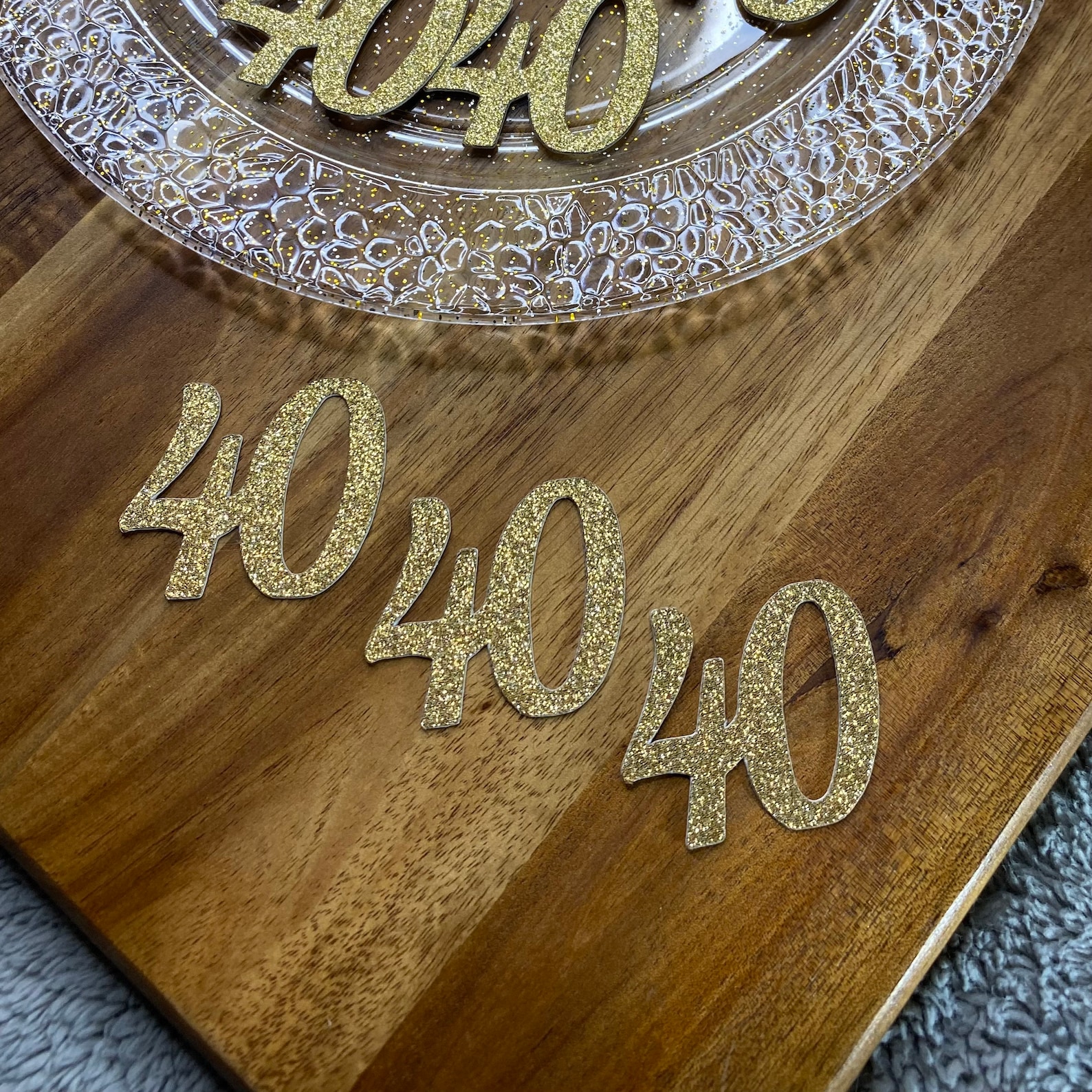 40th Birthday Confetti/ 40th Birthday Party Decorations/age - Etsy