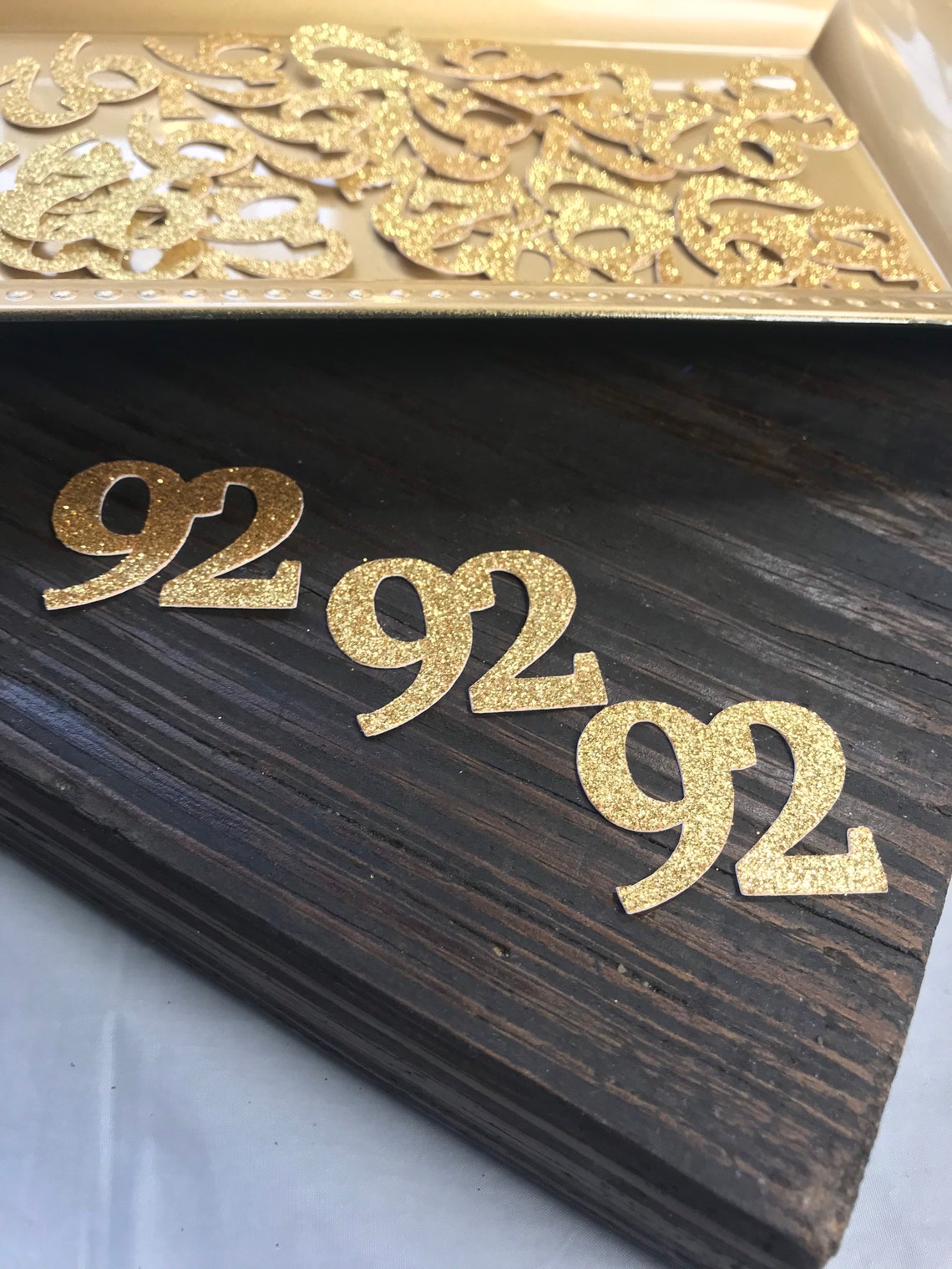 92nd Birthday Confetti/ 92nd Birthday Party Decorations/age - Etsy