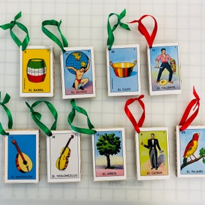 Loteria Ornaments, Handmade Ornaments, Custom Ornaments, Mexican ...