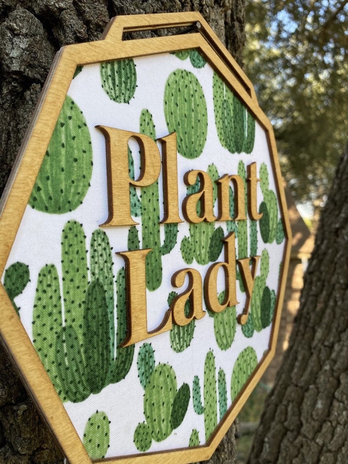 Plant Lady Hanging Sign, Plant Lady Décor, Plant Lady Sign, Succulent ...