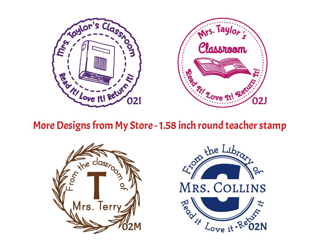 Teacher Stamps Personalized Teacher Stamps Custom Teacher - Etsy Australia