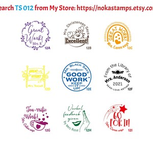 Custom Teacher Stamps Gifts, Teacher Stamp, Personalized Teacher Award ...