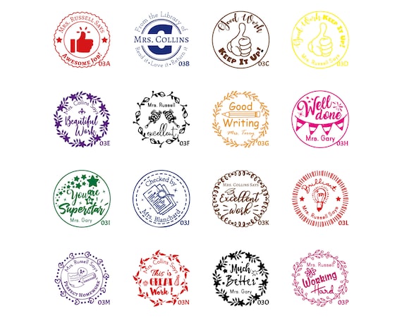 Custom Teacher Stamps Gifts Teacher Stamp Personalized - Etsy