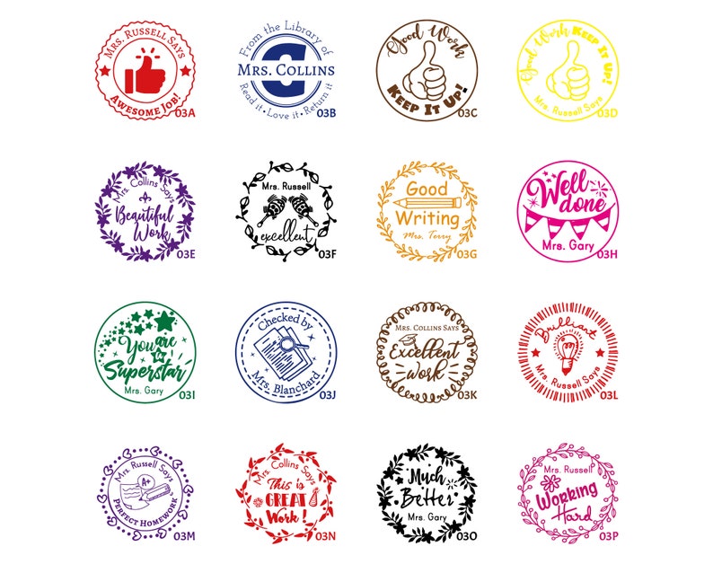 Custom Teacher Stamps Gifts Teacher Stamp Personalized - Etsy