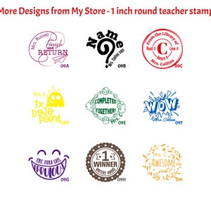 Custom Teacher Stamps Gifts, Teacher Stamp, Personalized Teacher Award ...