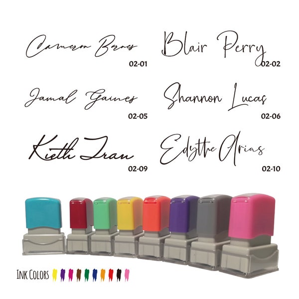 Signature Stamp - Etsy