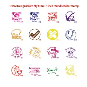 Custom Teacher Stamps Gifts, Teacher Stamp, Personalized Teacher Award ...
