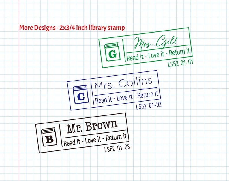 Teacher Stamps Personalized Teacher Stamps Custom Teacher - Etsy