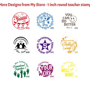 Custom Teacher Stamps Gifts, Teacher Stamp, Personalized Teacher Award ...
