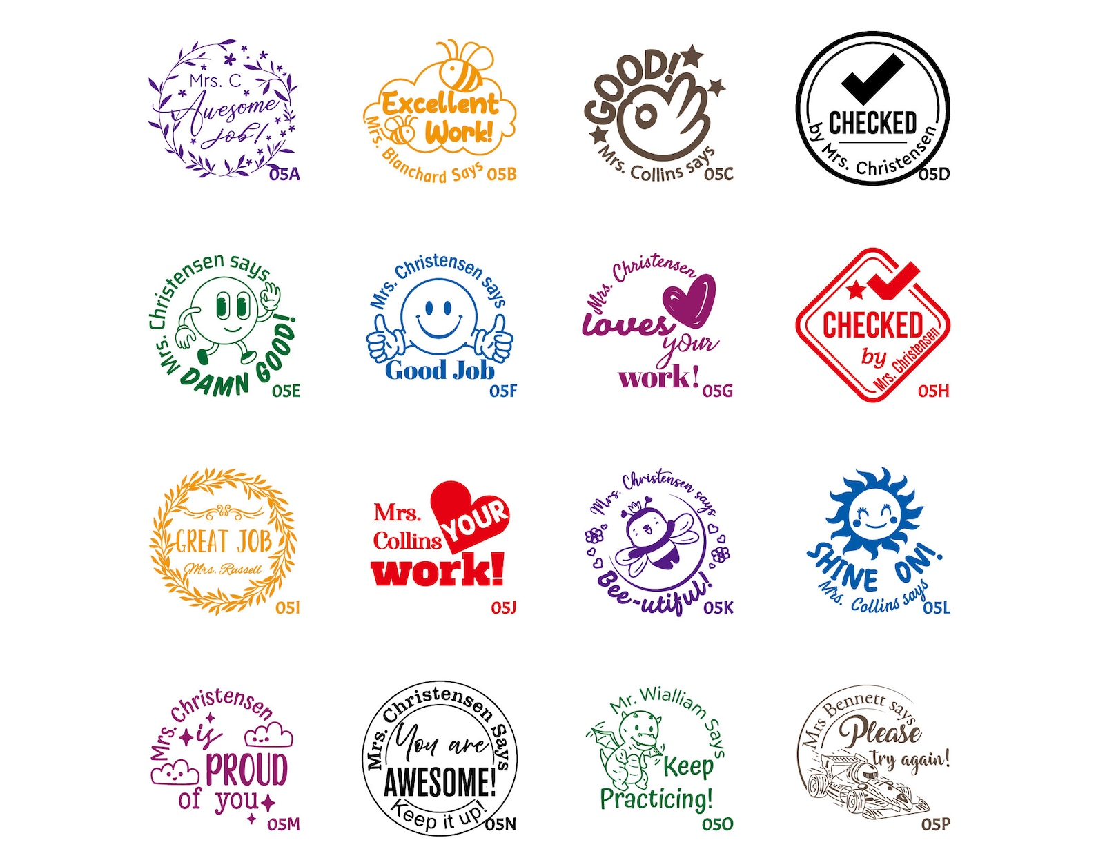 Custom Teacher Stamps Gifts Teacher Stamp Personalized - Etsy