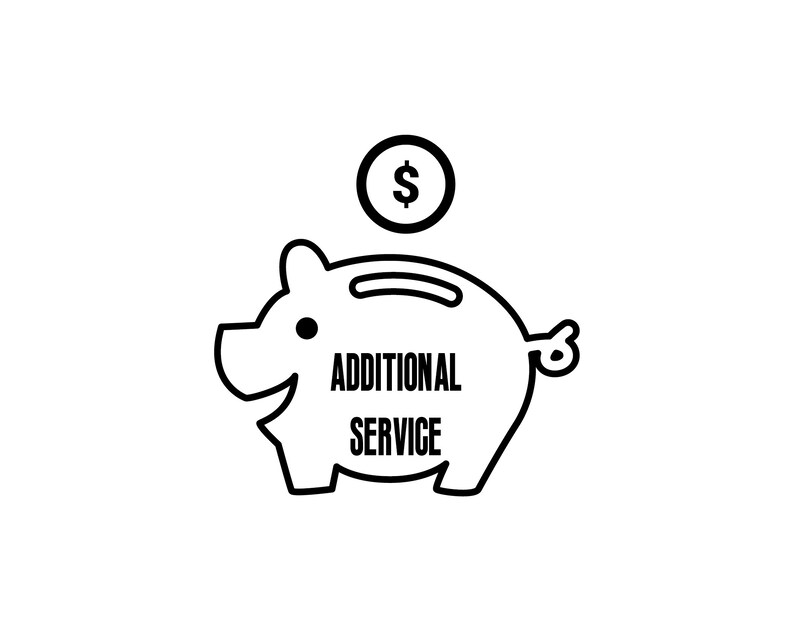 Additional Service Charge - Etsy