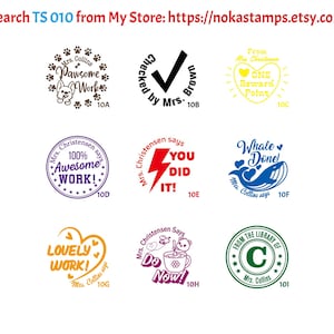 Custom Teacher Stamps Gifts, Teacher Stamp, Personalized Teacher Award ...