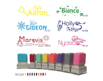 Kids Name Stamp - Etsy