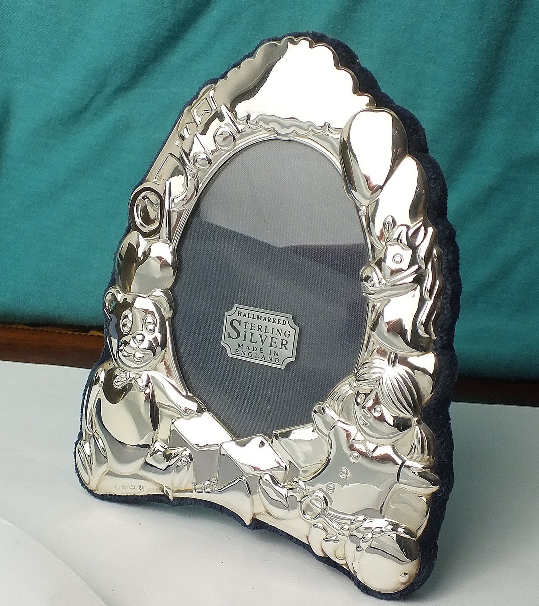 Fine Quality Solid Silver Christening / Baby / Child Photo Frame in ...