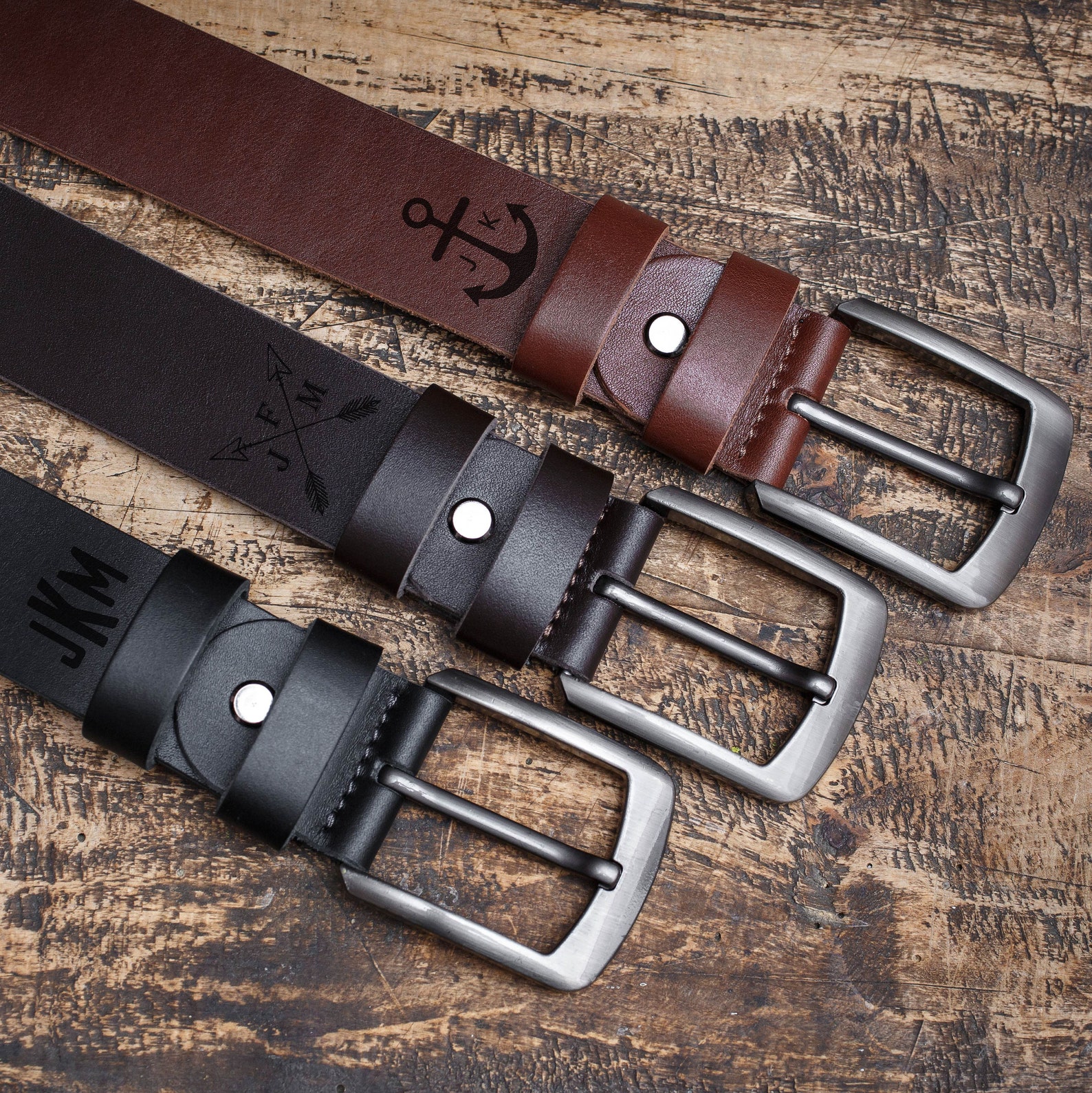 Personalized Leather Belt for Men Engraved Leather Belt - Etsy