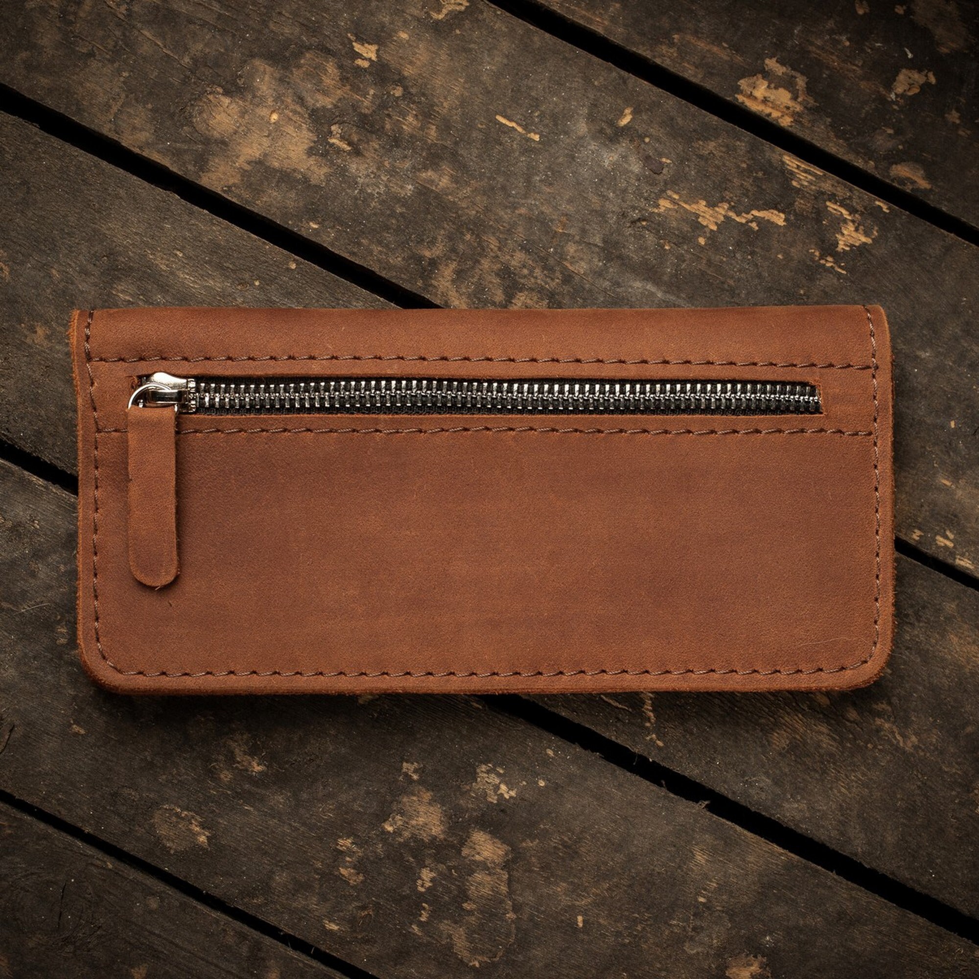 Chevy Camaro Engraved Leather Wallet, Monogram Long Men's Wallet ...