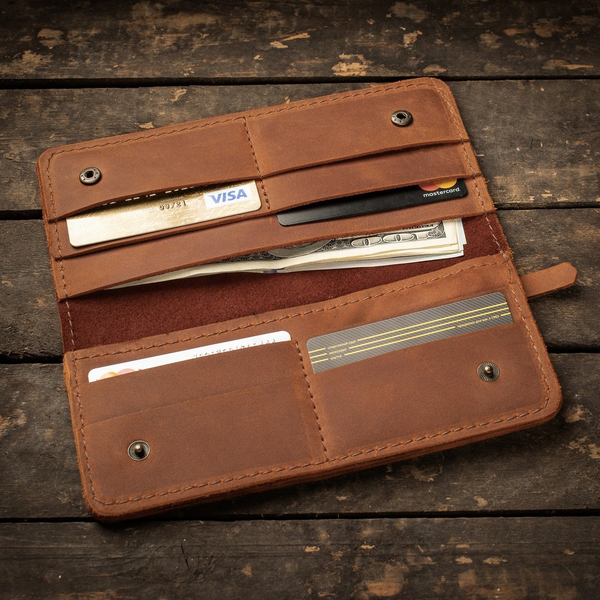 Chevy Camaro Engraved Leather Wallet, Monogram Long Men's Wallet ...