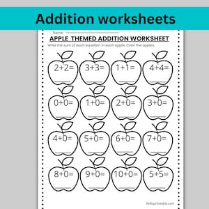 Math Addition Subtraction Missing Number, Largest Number Worksheets ...