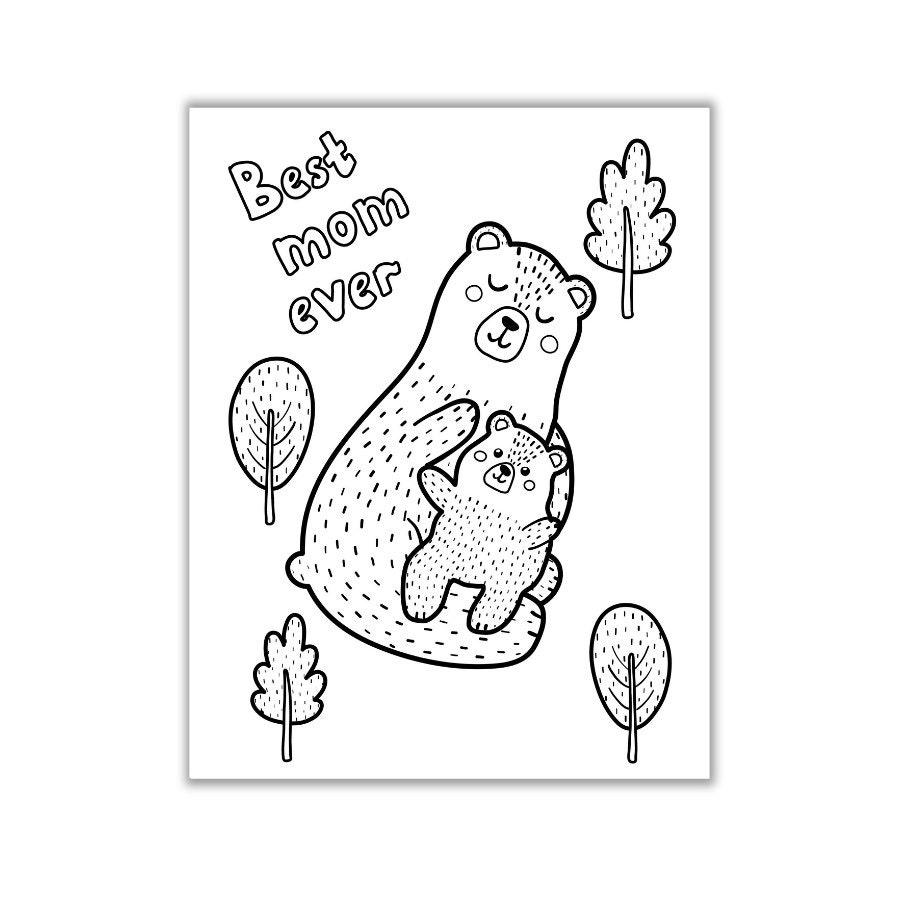 Mother's Day Coloring Pages 9 Coloring Sheets for Kids I Love You, Mom ...