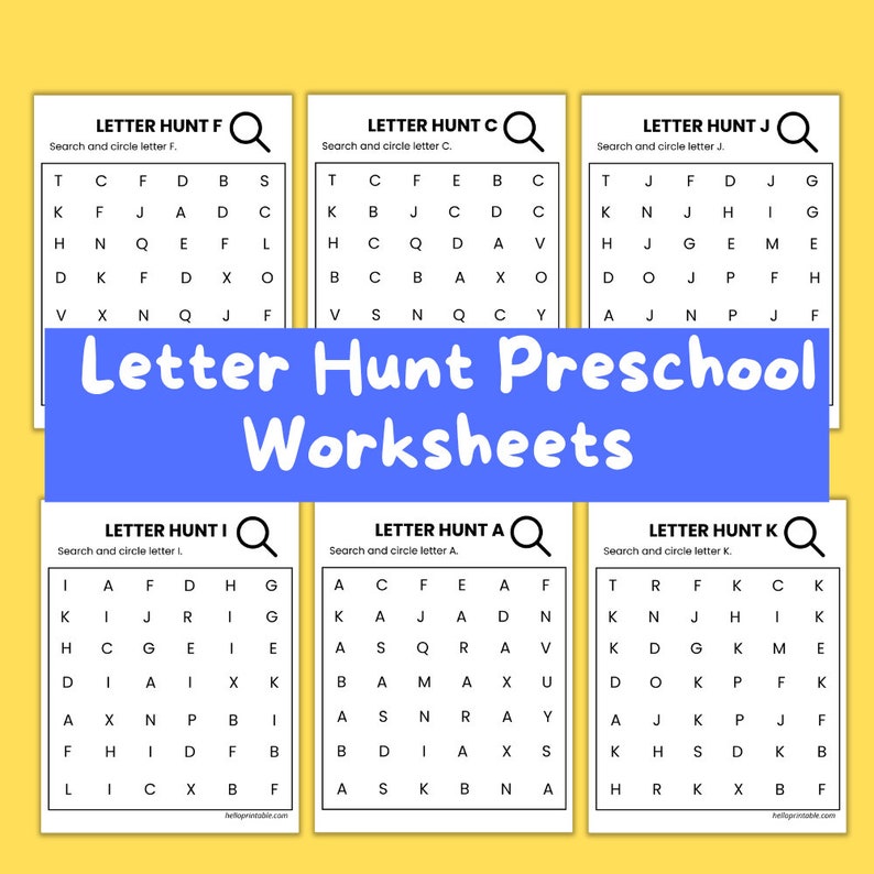 Letter Hunt - Find My ABC - Learn How to Recognize Letters Uppercase A ...