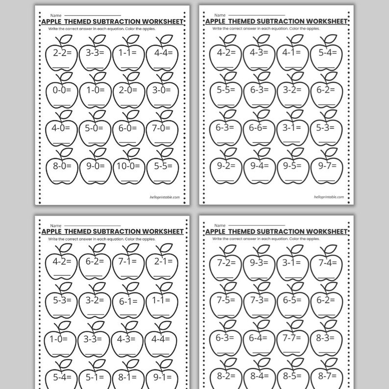 Math Addition Subtraction Missing Number, Largest Number Worksheets ...