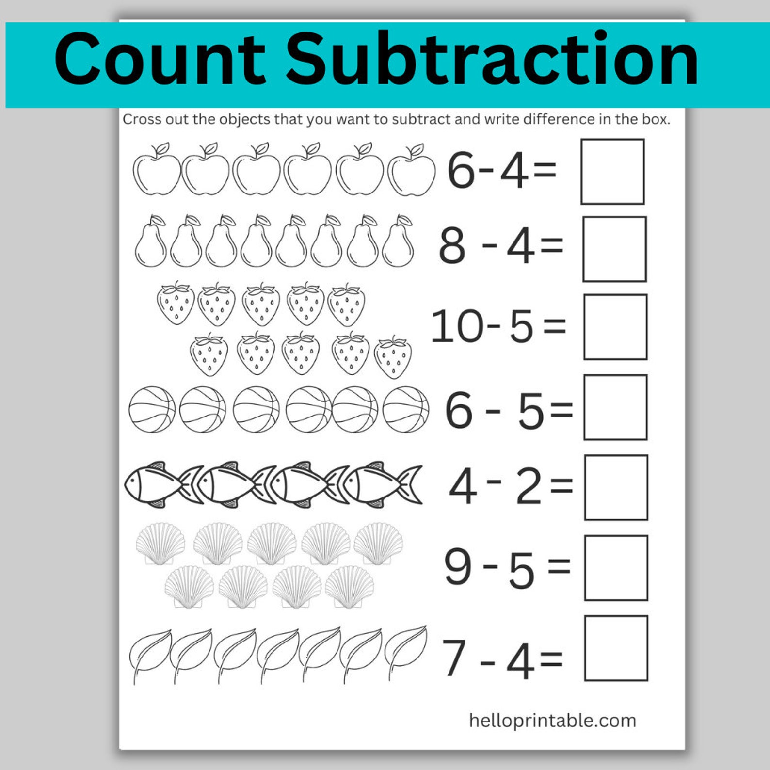 Math Addition Subtraction Missing Number, Largest Number Worksheets ...