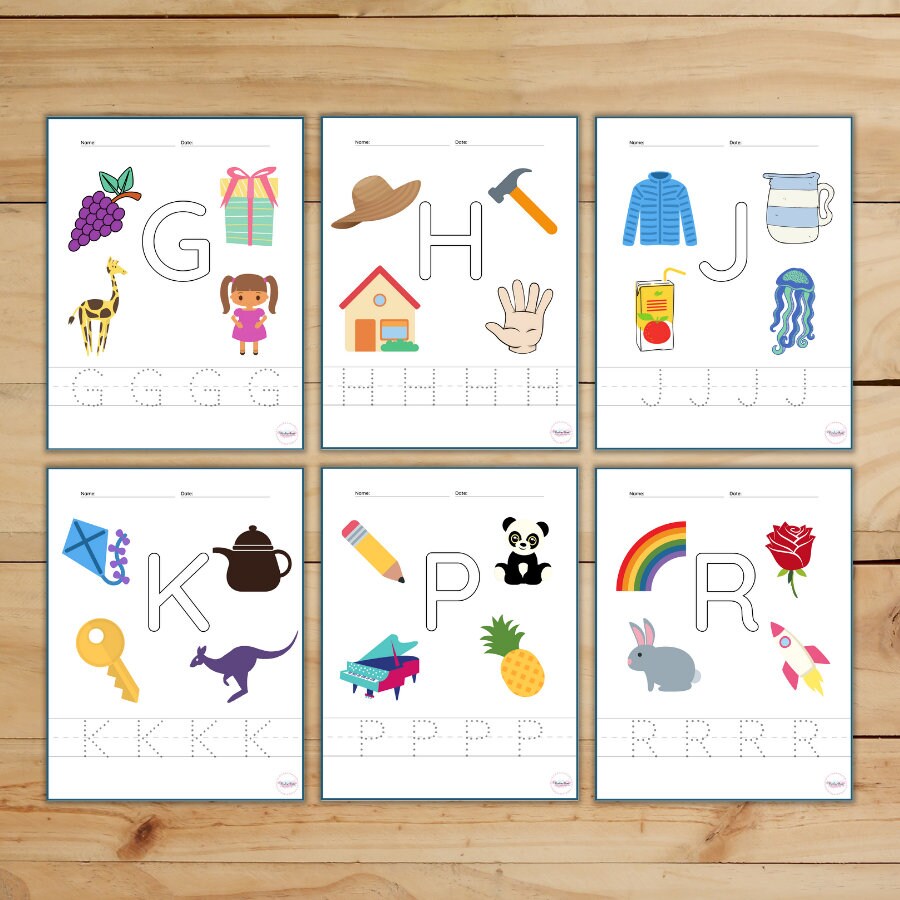 Alphabets Workbook - Printable - Trace - Color- Homeschool - Teacher ...