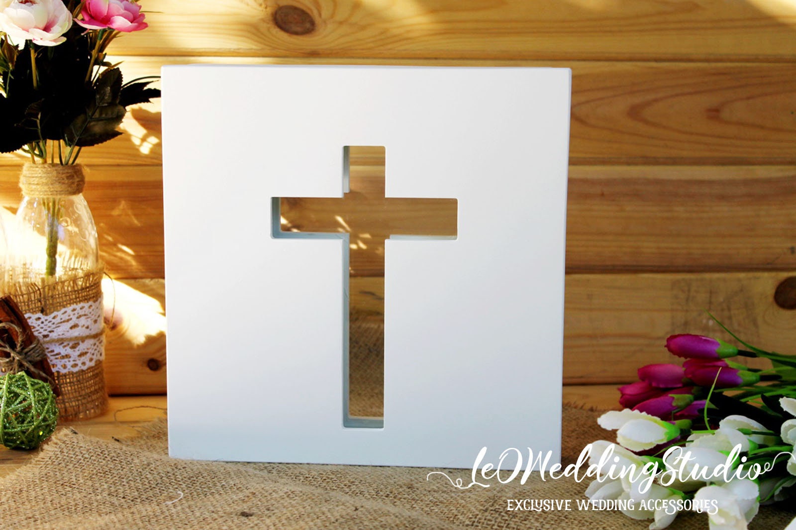 Wedding Sand Ceremony Cross Frame-wedding Christian Sand Ceremony Set ...