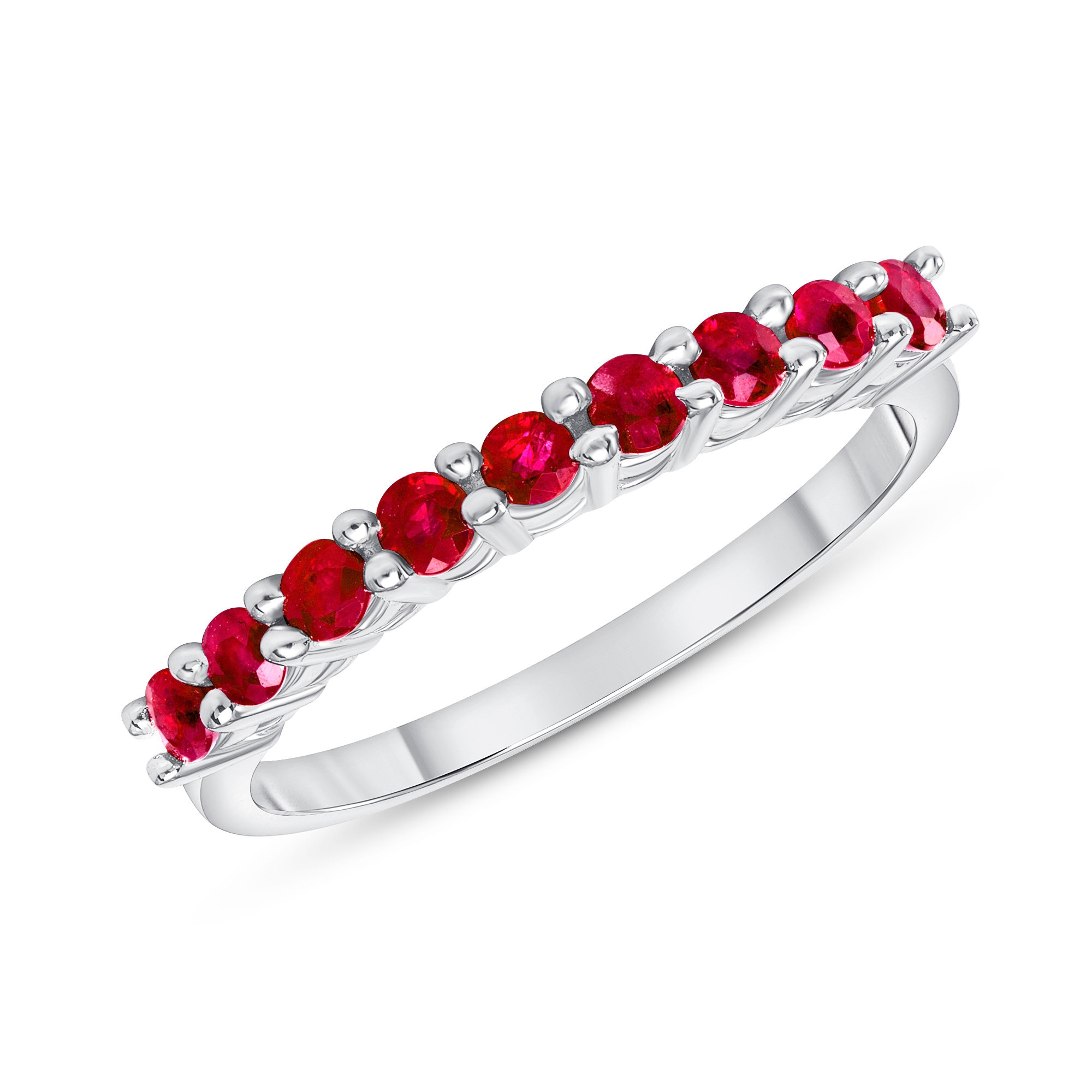 1 2 Carat Natural Ruby Gemstone Band 9 Stone In Silver Or Gold Etsy 1-2-carat-natural-ruby-gemstone-band-9-stone-in-silver-or-gold-etsy
